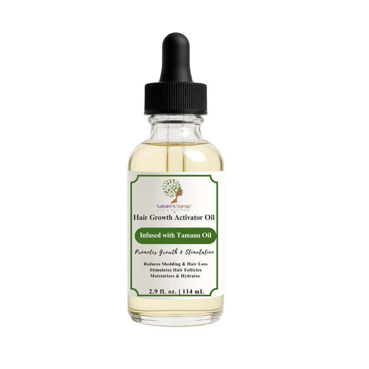 Hair Growth Activator Oil 2 oz| Infused with BATANA Oil for Hair & Sca